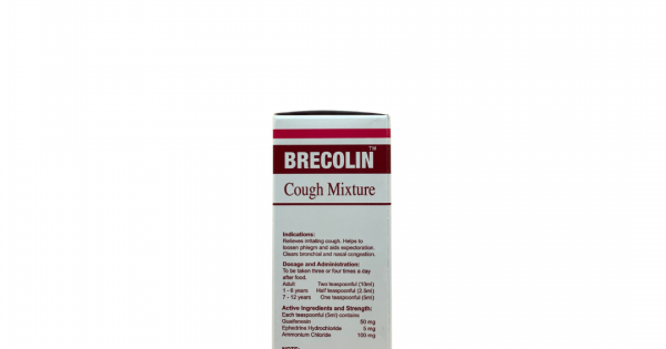 herbalmart.sg | Brecolin Cough Mixture Sugar Free 100ml 避咳宁咳药水无糖