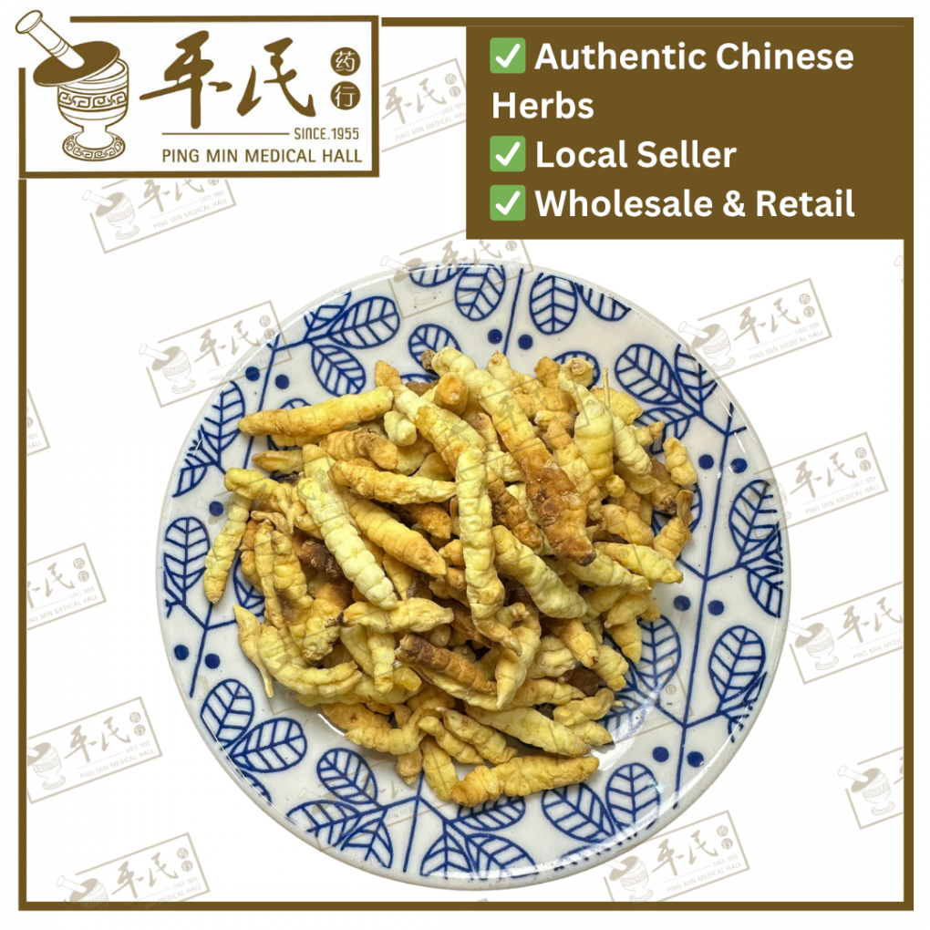 herbalmart.sg | Stiff Silkworm larva with batrytis Bai Jiang Can ...